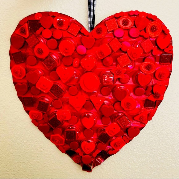 Wall Decor | Big Red Heart Wall Decor | Poshmark
